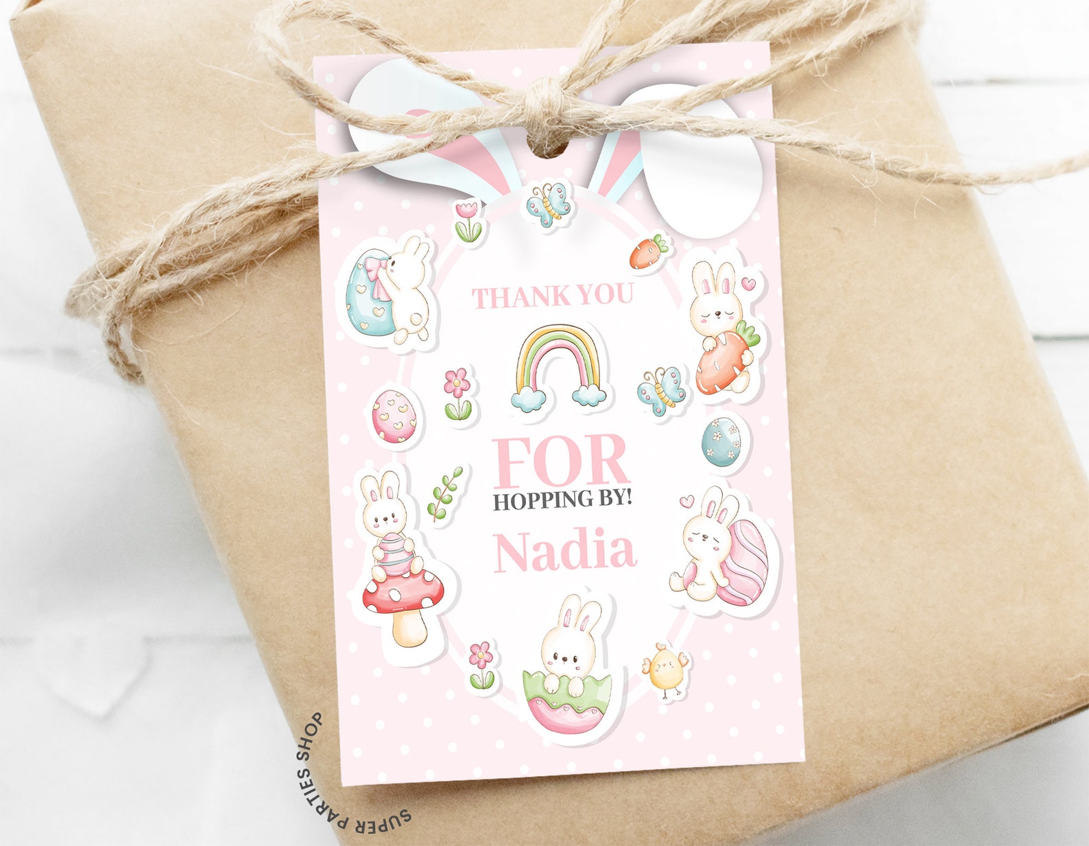 Some Bunny is One Favor Tag Label Some Bunny is One Party - Etsy