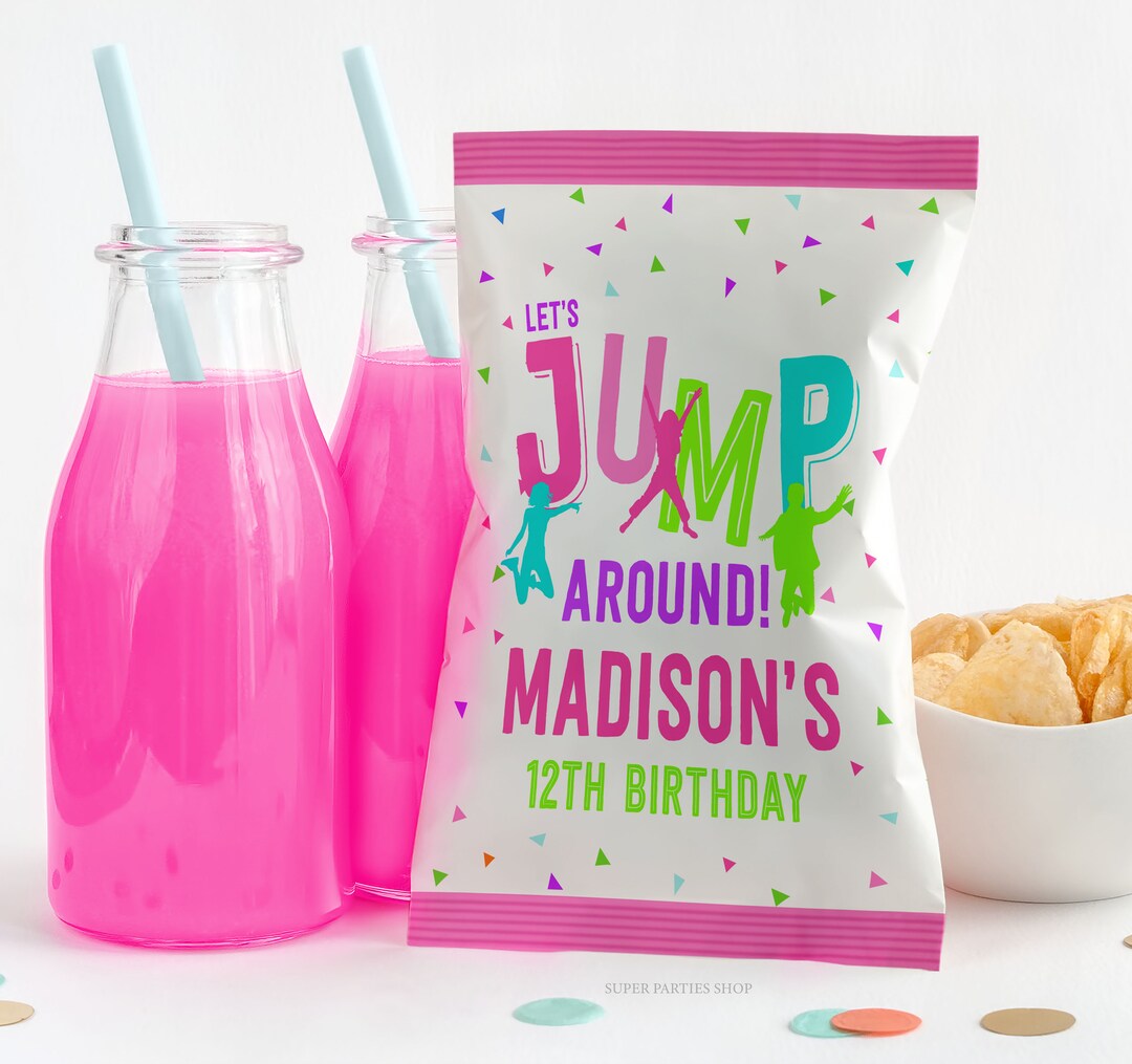 Bounce House Chip Bag , Air Jump Chip Bag, Custom Chip Bag, Bounce ...