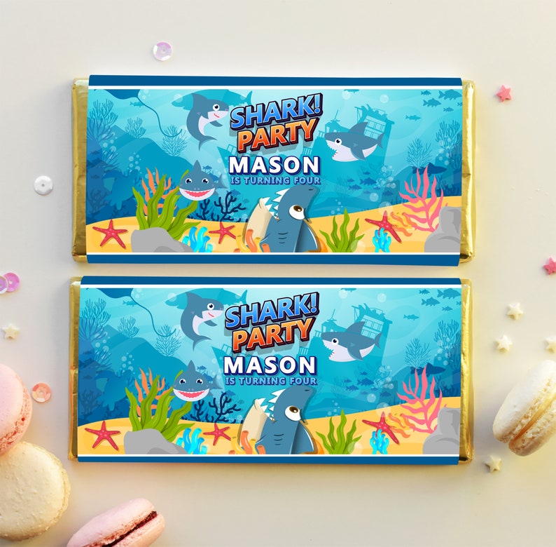 Shark Attack BUNDLE PARTY Kit Printable Shark Chip Bags - Etsy