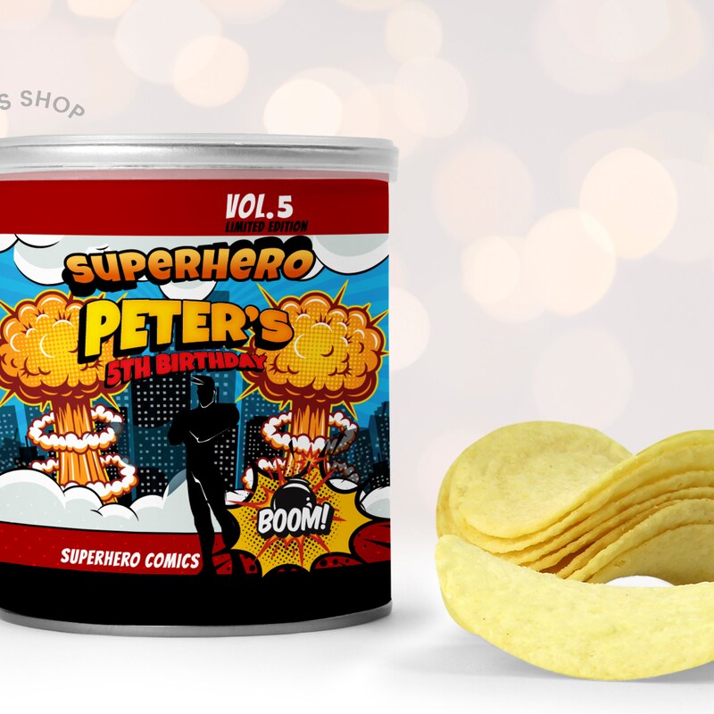 Super Hero Candy Box - Etsy