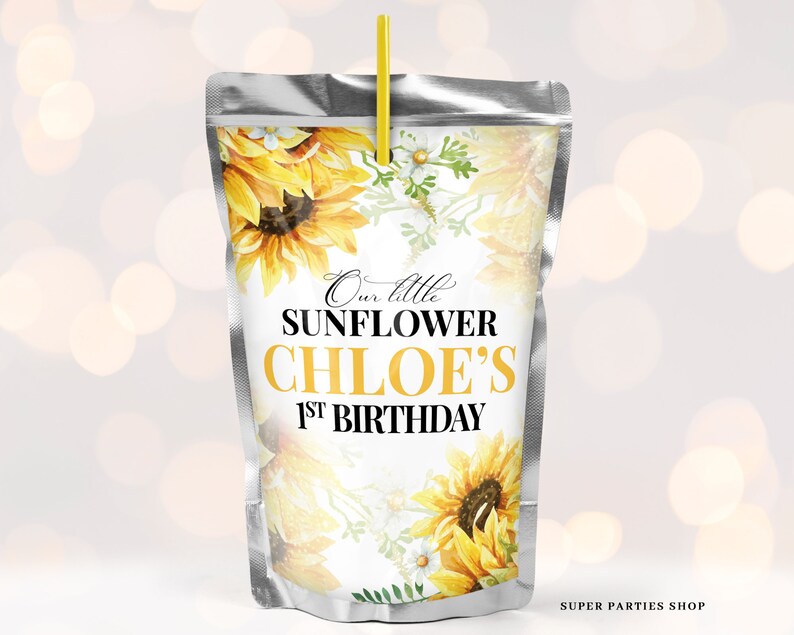 Sunflower Bundle Kit Printable Party Green Gold Wood Fall - Etsy