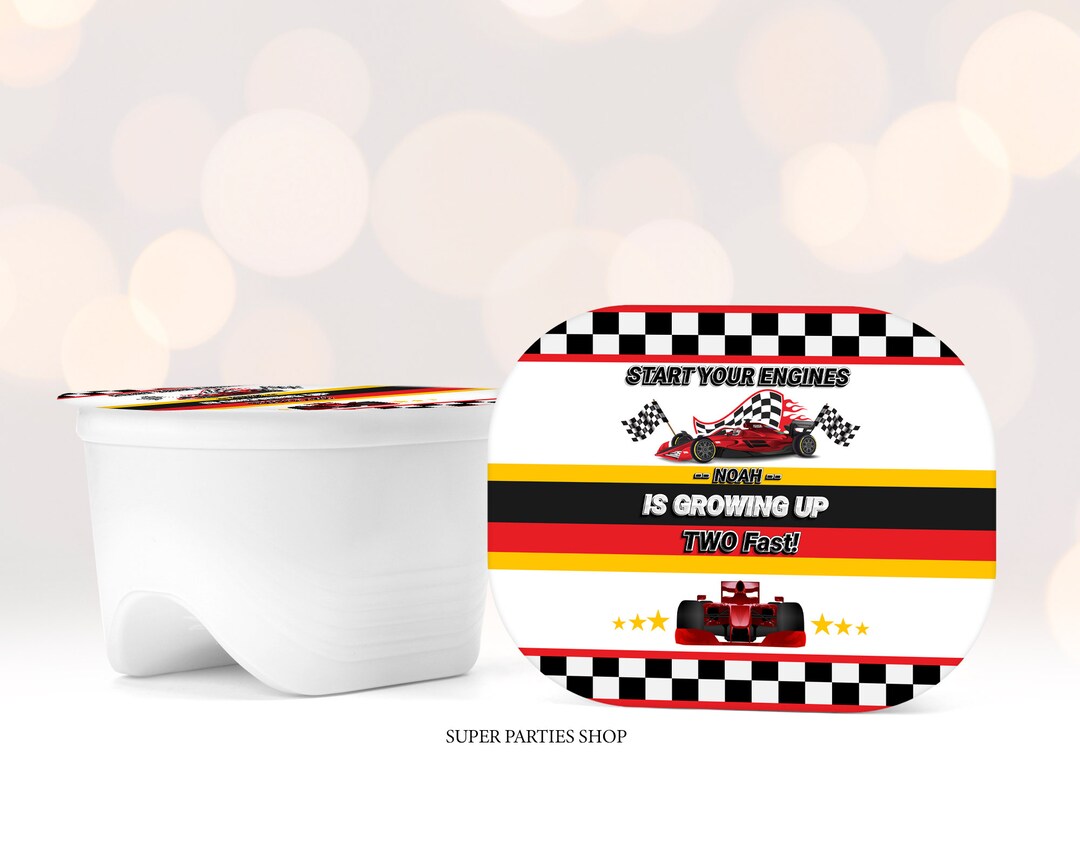 Race Cars Potatoes Chip Can Labels Printable, Snack Treat, Roadster ...
