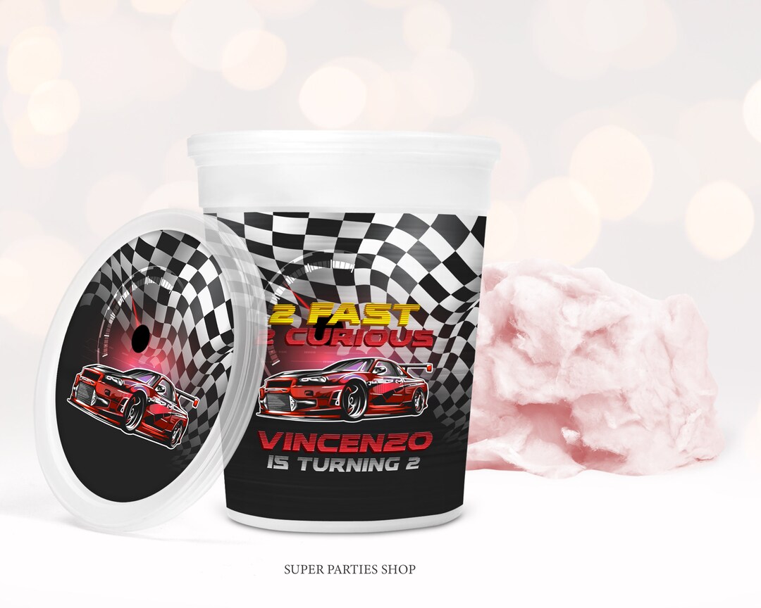 Race Cars Cotton Candy Label Printable, Roadster Birthday, Racing Label ...