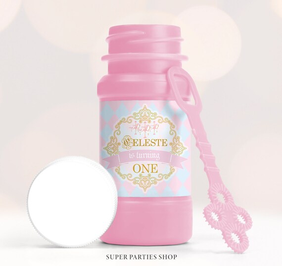 Carousel Bottle Bubble Label PRINTABLE Merry Go Roundcircus | Etsy