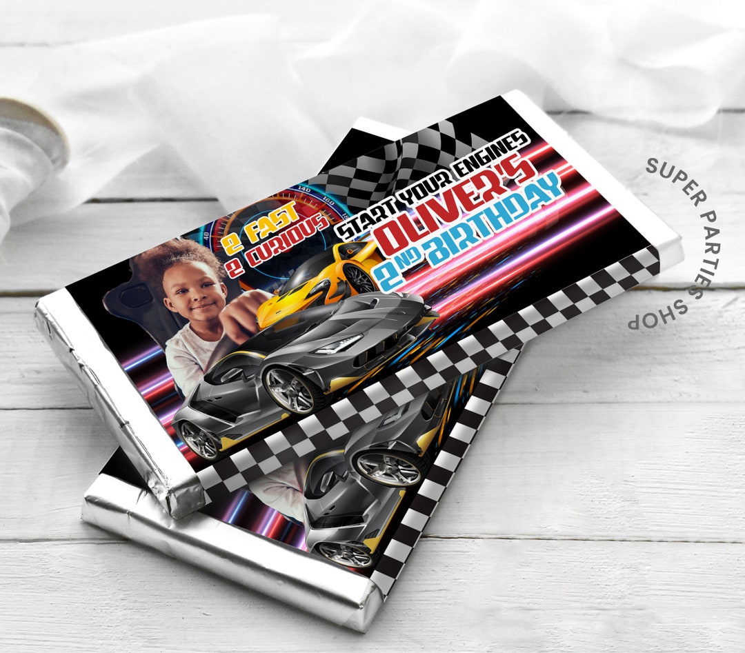 Race Car Candy Bar 1.55oz Printable Race Car Wrap Racing - Etsy