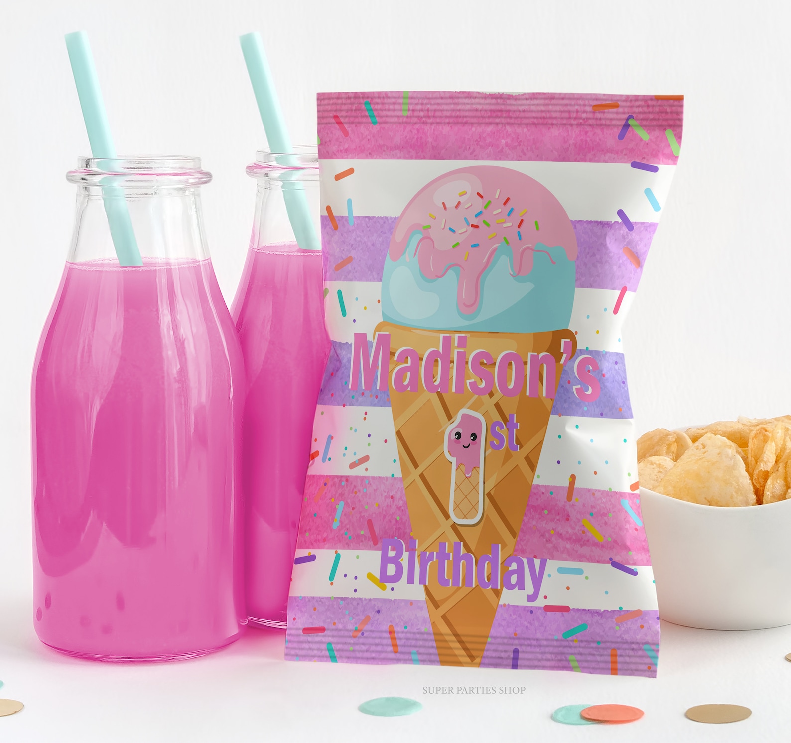 Ice Cream Bundle PRINTABLE kit Ice Cream Decoration Ice | Etsy