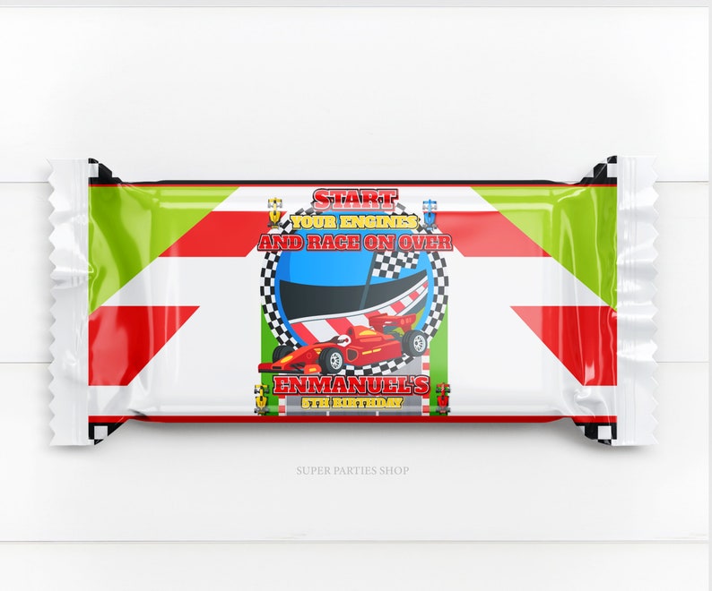Race Cars Rice Krispies Treats Printable Snack Treat - Etsy