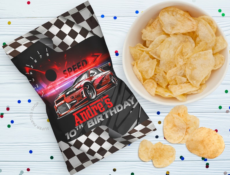 Race Cars Party Kit Bundle Printable Snack Treat Roadster - Etsy