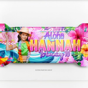 Luau Bundle Kit Printable, Aloha Favors, Tropical Party Favor,hawaiian ...