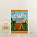 Camping Party Bundle Kit Printable Party Items Camp Party - Etsy