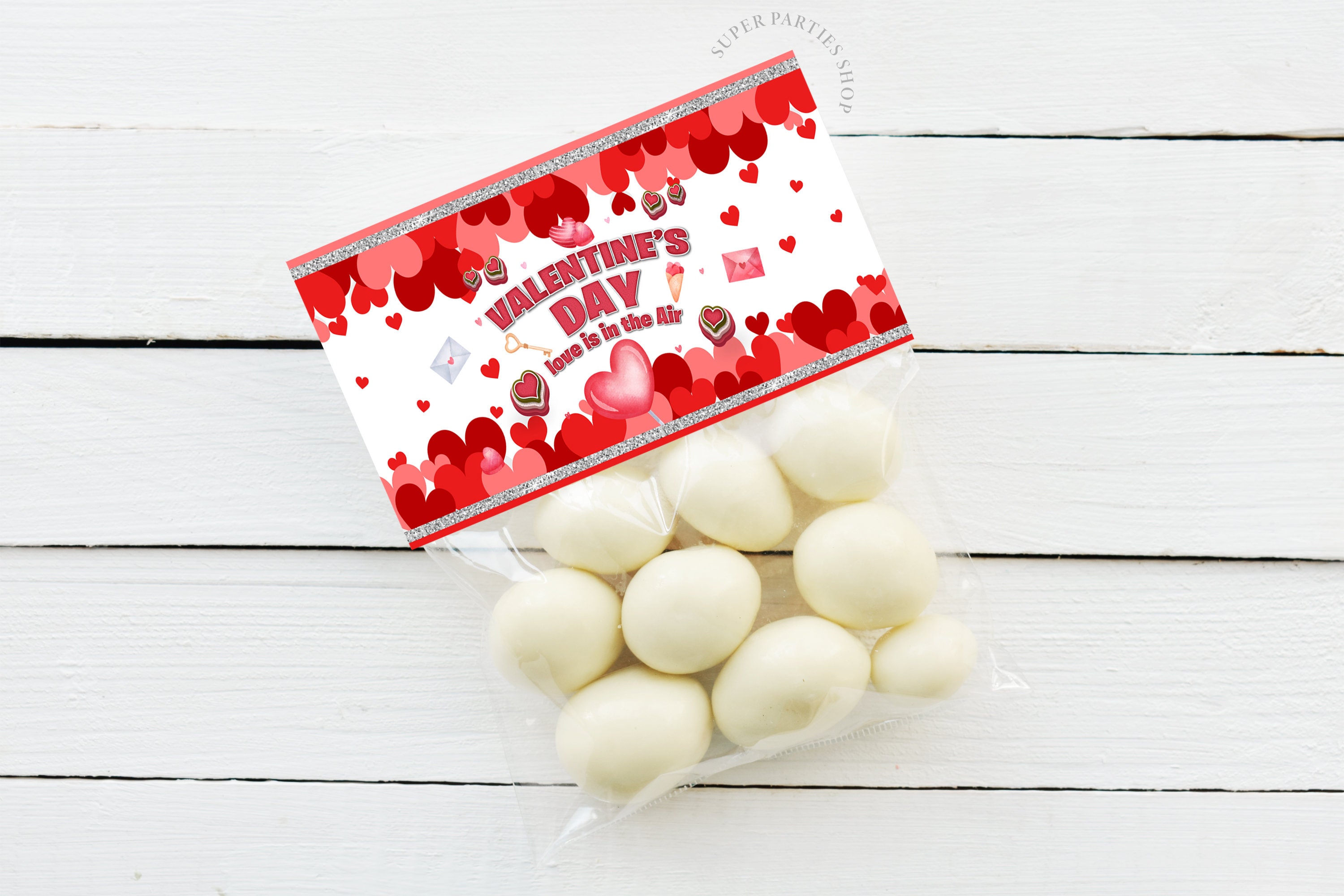 Valentine's Day Chip Bundle Labels Printable Snack Bag | Etsy