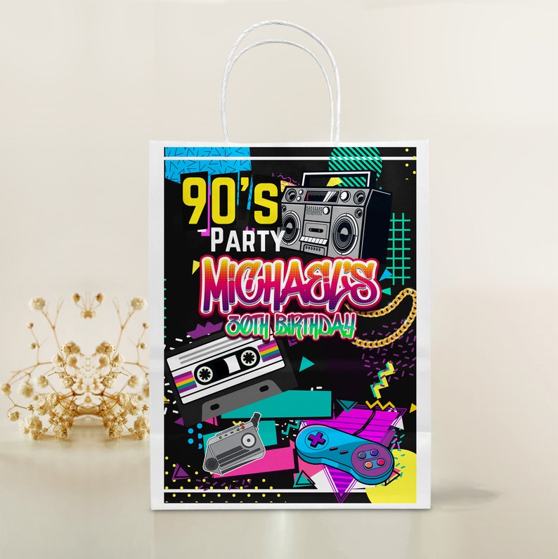 90s Printable Bundle Kit Printable Snack Bag Candy Bar - Etsy