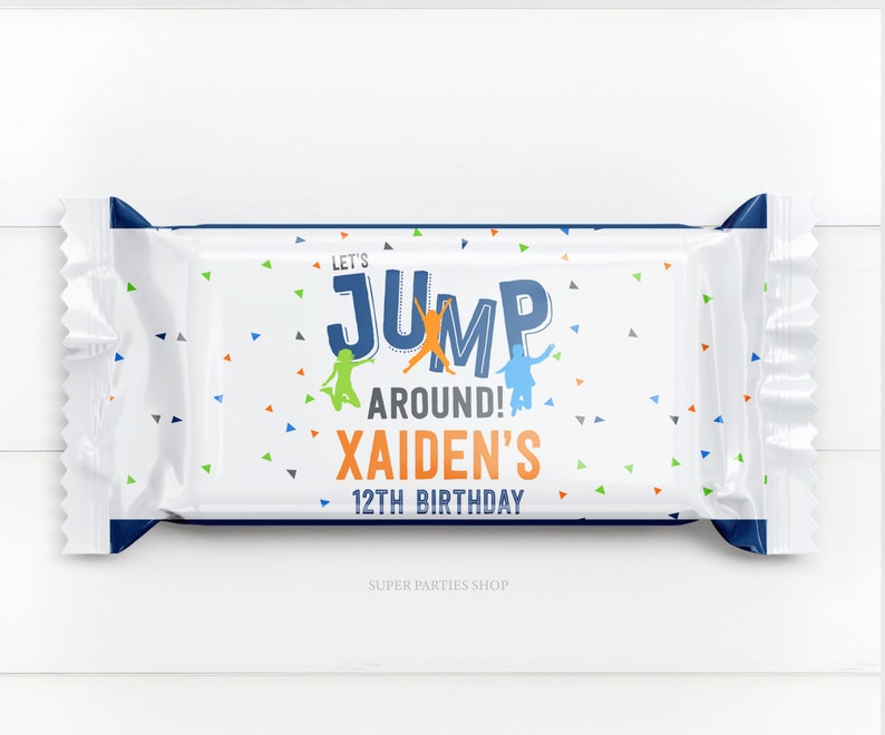 Bounce House Bundle Printable Air Jump Chip Bag Custom Chip - Etsy