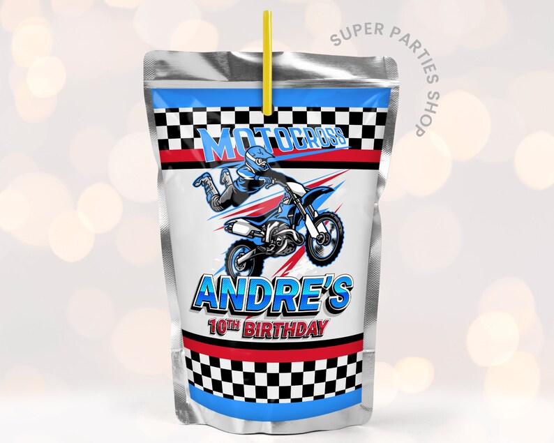 Motocross Caprisun Labels Printable, Capri Sun Juice, Dirt Bike, Racing ...