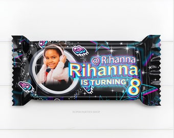 Musical Candy Bar Wrappers Printable Musical Hershey Bar - Etsy