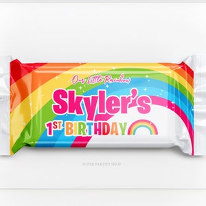 Rainbow Party Bundle Kit Printable, Snack Treat , Rainbow Magical ...