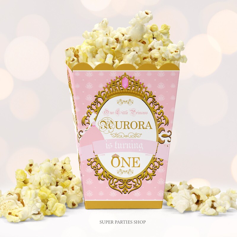 Princess Popcorn Box - Etsy
