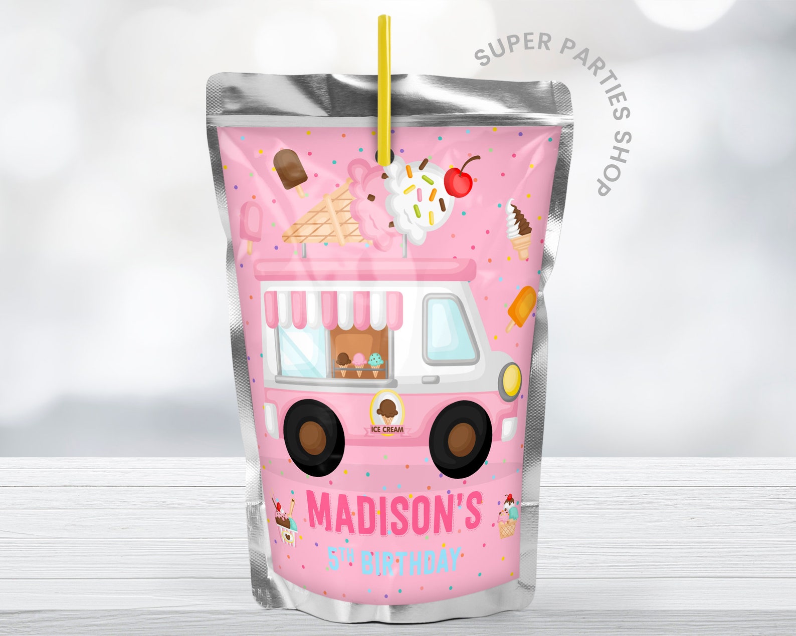 Ice Cream Bundle PRINTABLE kit Ice Cream Decoration Ice | Etsy