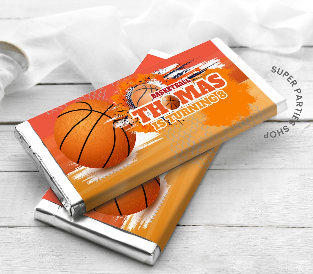 Basketball Candy Bar 1.55 Oz Printable ,candy Wrapper , Candy Treats ...
