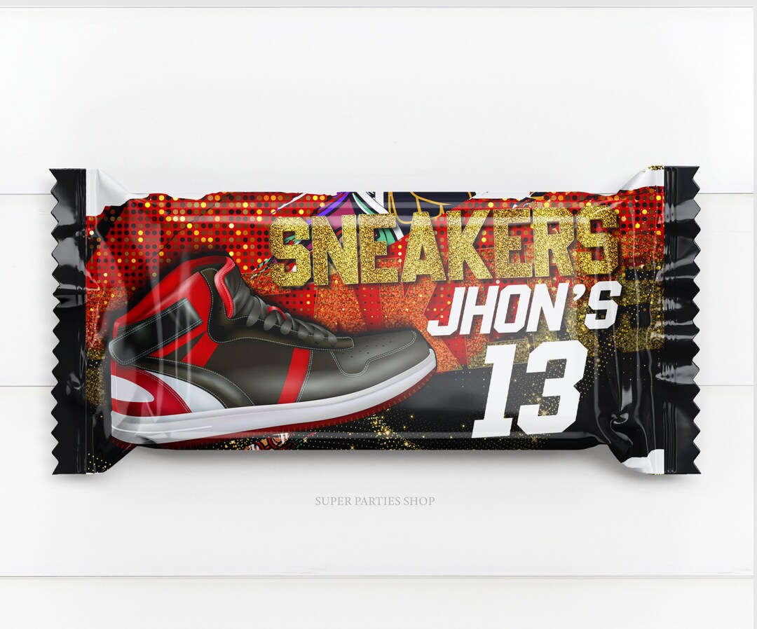 Sneakers Rice Krispies Wrapper Printable, Sneaker Ball Decoration ...