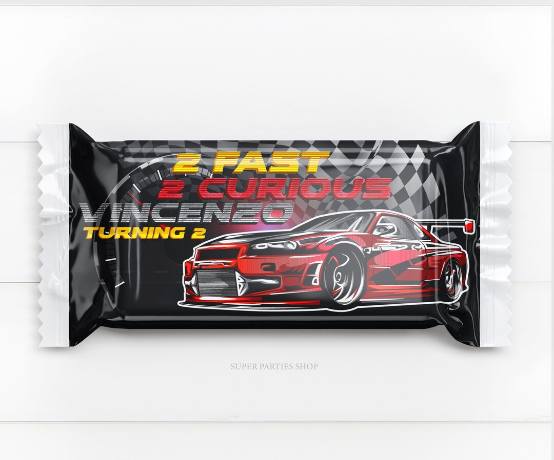 Race Cars Rice Krispies Treats Printable, Snack Treat, Roadster ...