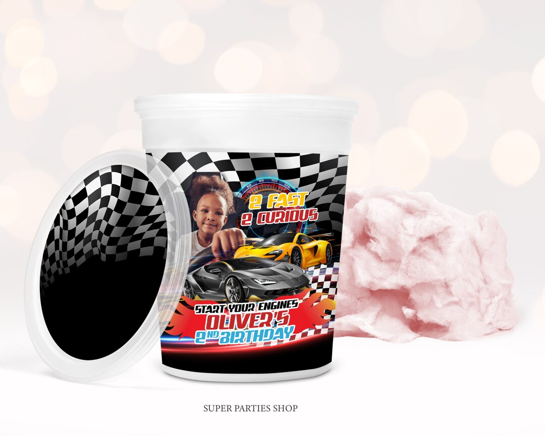 Race Cars Cotton Candy Label Printable, Roadster Birthday, Racing Label ...