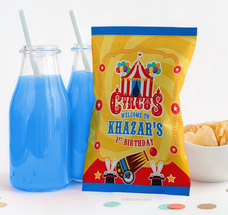 Circus Party Bundle Kit Printable Circus Tent Birthday Party | Etsy