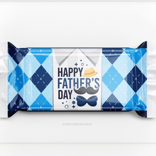 Father's Day Bottle Label Father Day Snack Bar Happy - Etsy