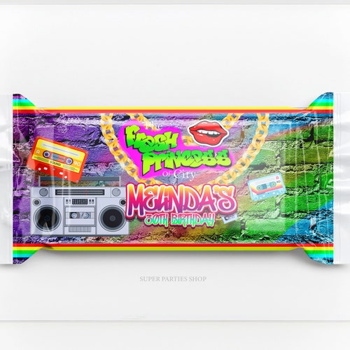 90s Printable Rice Krispies Treats Snack Treat Candy Bar - Etsy