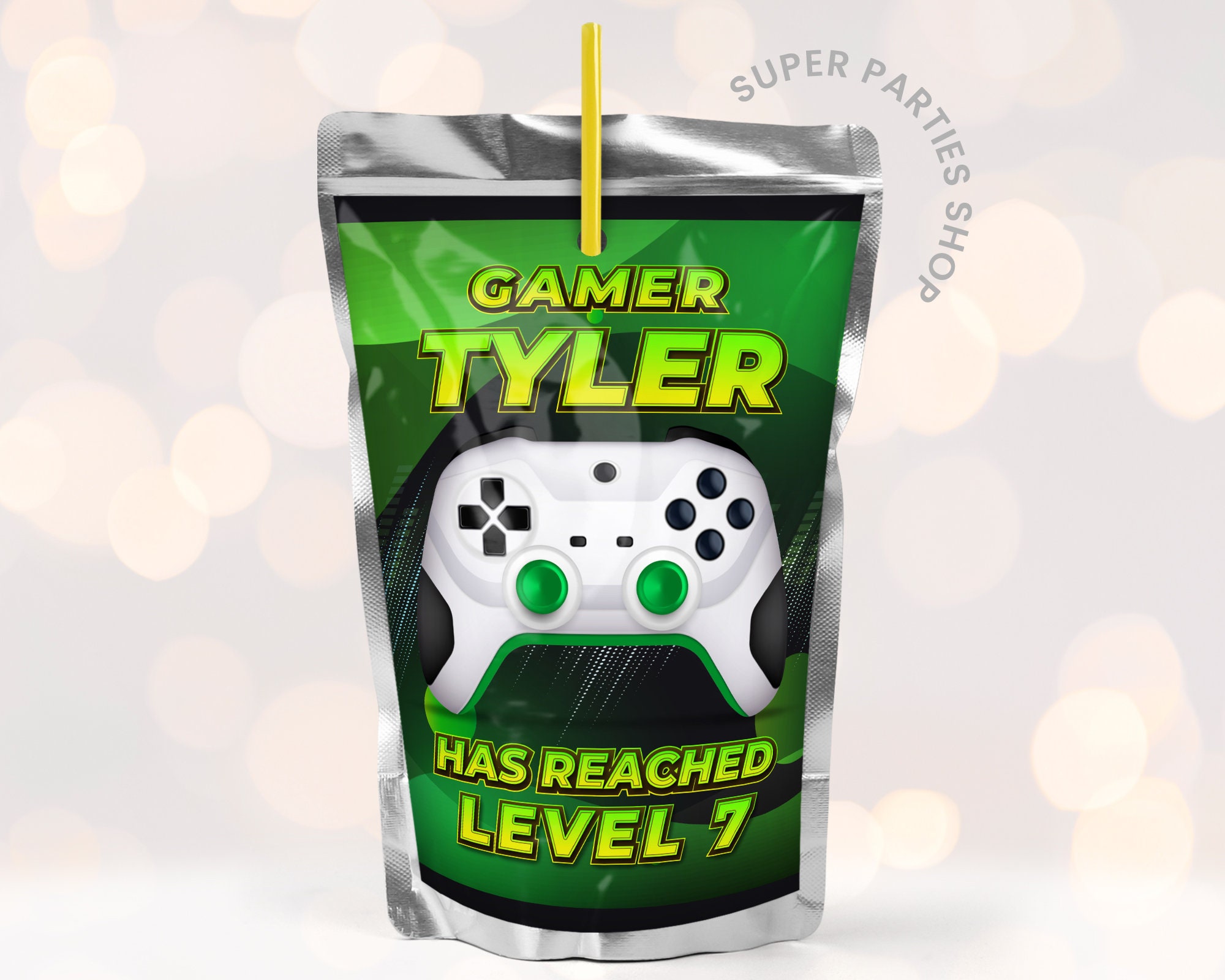 Gamer Caprisun Label Printable Capri Sun Juice Gamer - Etsy