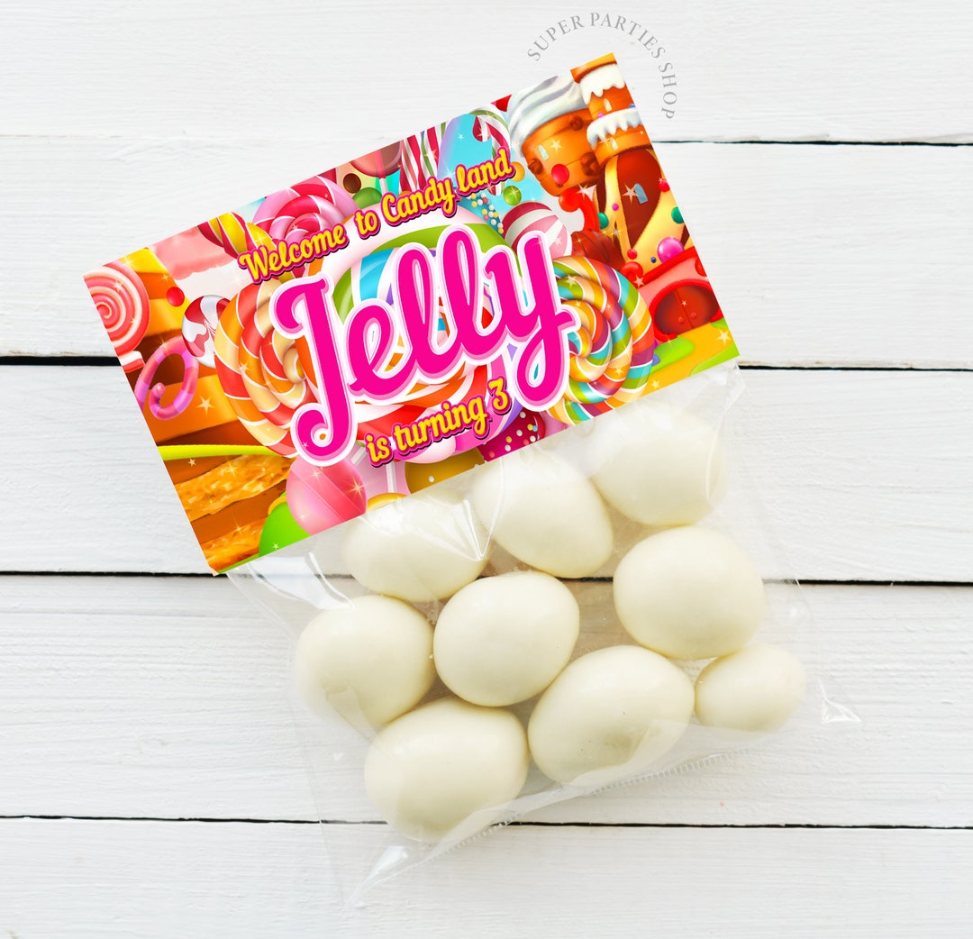 Sweet Candy Bag Topper Printable Sweet Party Favors, Sweet Snack Bag ...