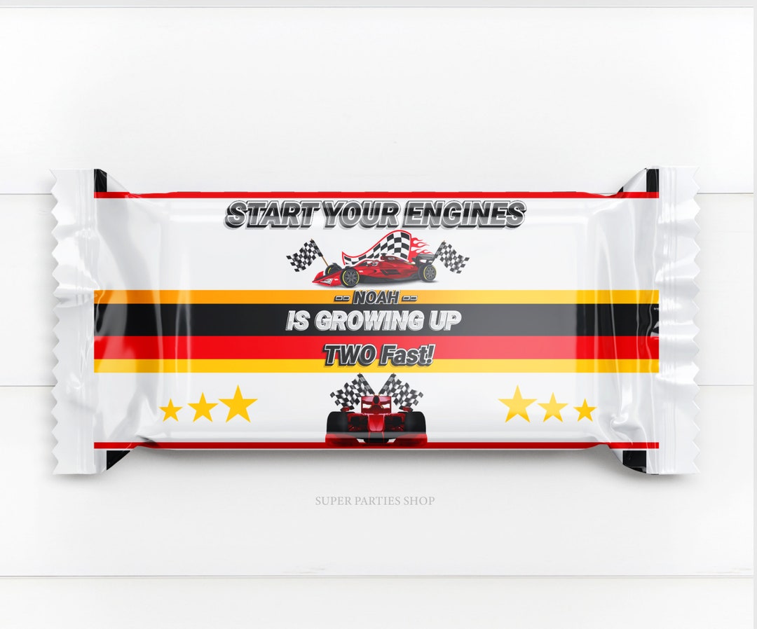 Race Cars Rice Krispies Treats Printable Snack Treat - Etsy