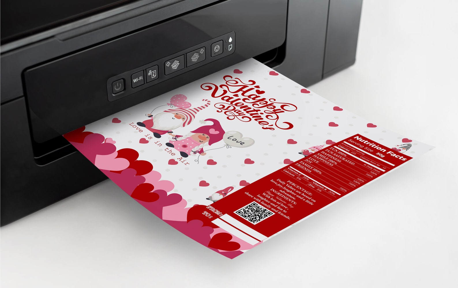 Valentine's Day Chip Bags Printable Snack Bag Best - Etsy