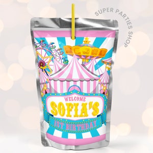 Circus Party Bundle kit Printable Circus tent birthday party | Etsy