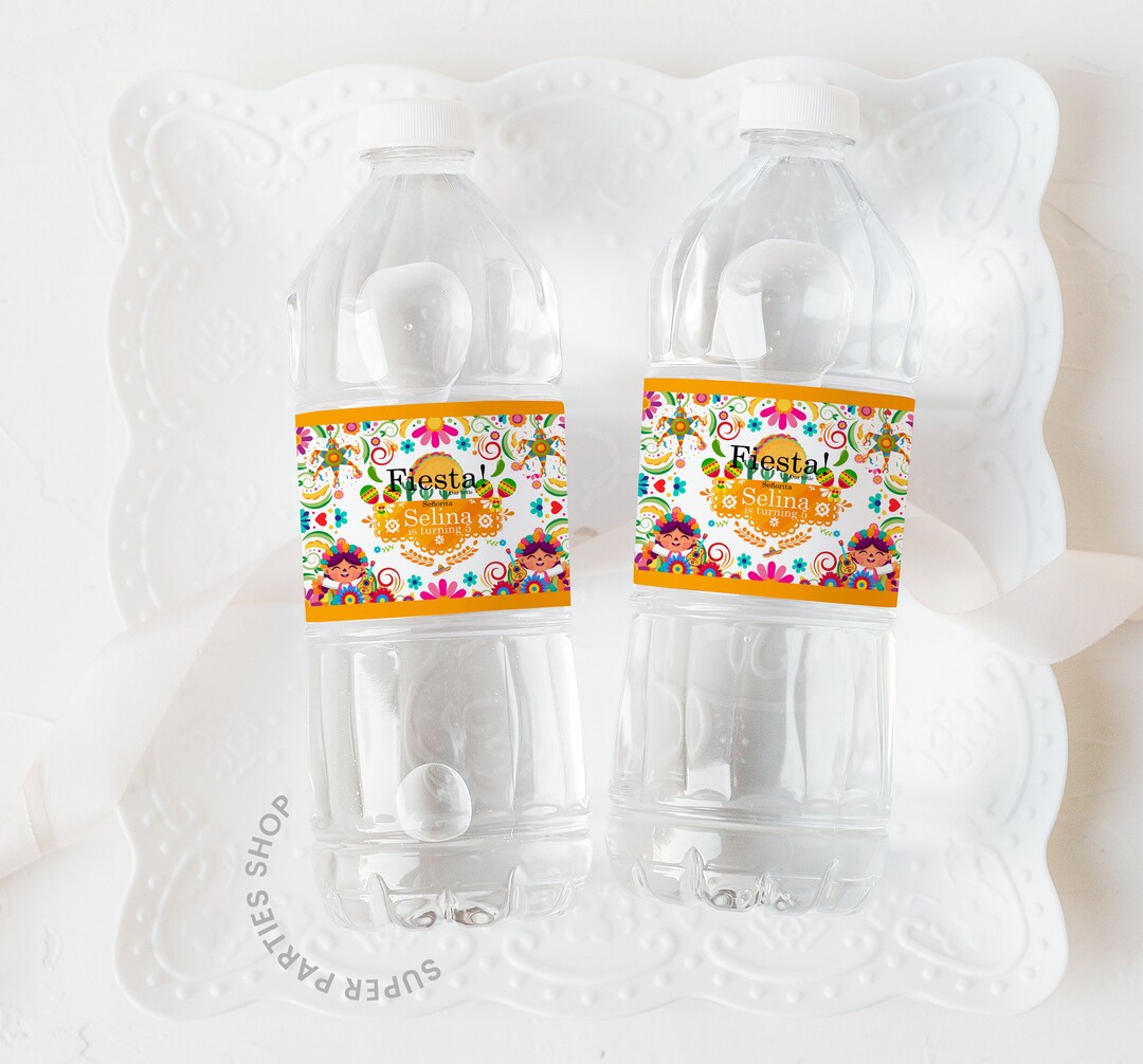 Fiesta Bottle Label Printable, Fiesta Favors, Fiesta Party, Fiesta ...
