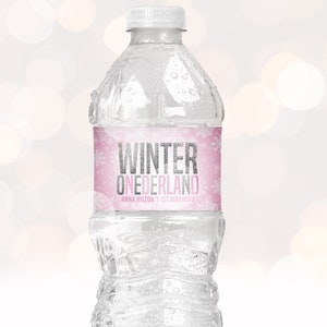 Winter Wonderland Party Bundle Kit Printable, Winter Wonderland Favors ...