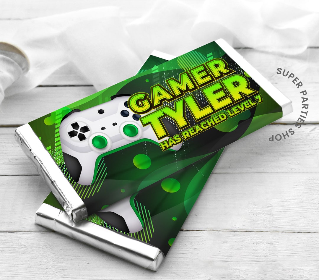 Gamer Candy Bar 1,55 Oz Printable, Custom Gamer Birthday, Video Game ...