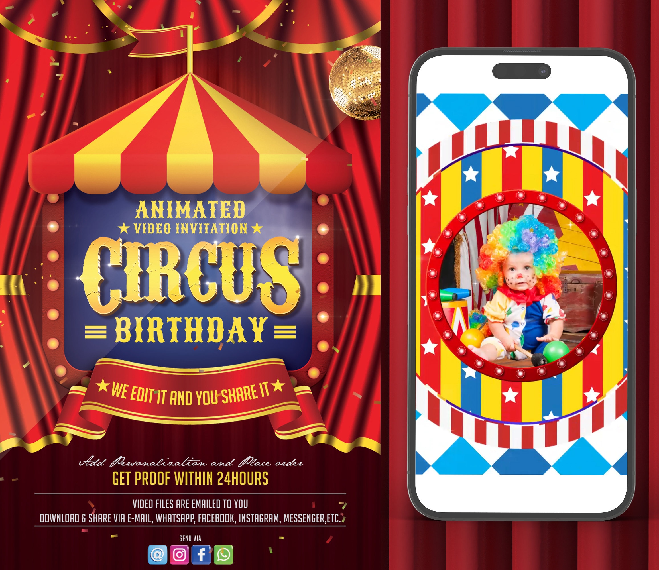 Kids Carnival Invitation