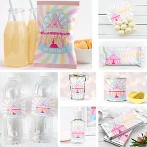 Circus Party Bundle Kit Printable Circus Tent Birthday Party - Etsy