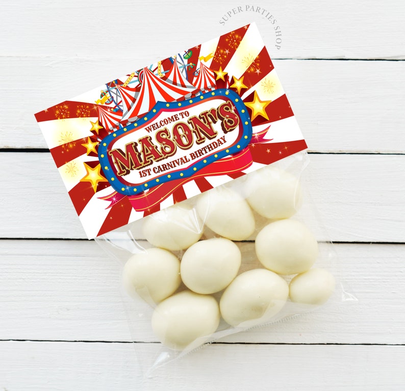 Circus Party Bundle Kit Printable Circus Tent Birthday Party - Etsy