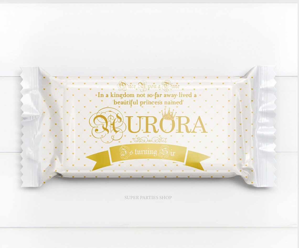 Princess Rice Krispies Treats Printable Snack Treat Castle - Etsy