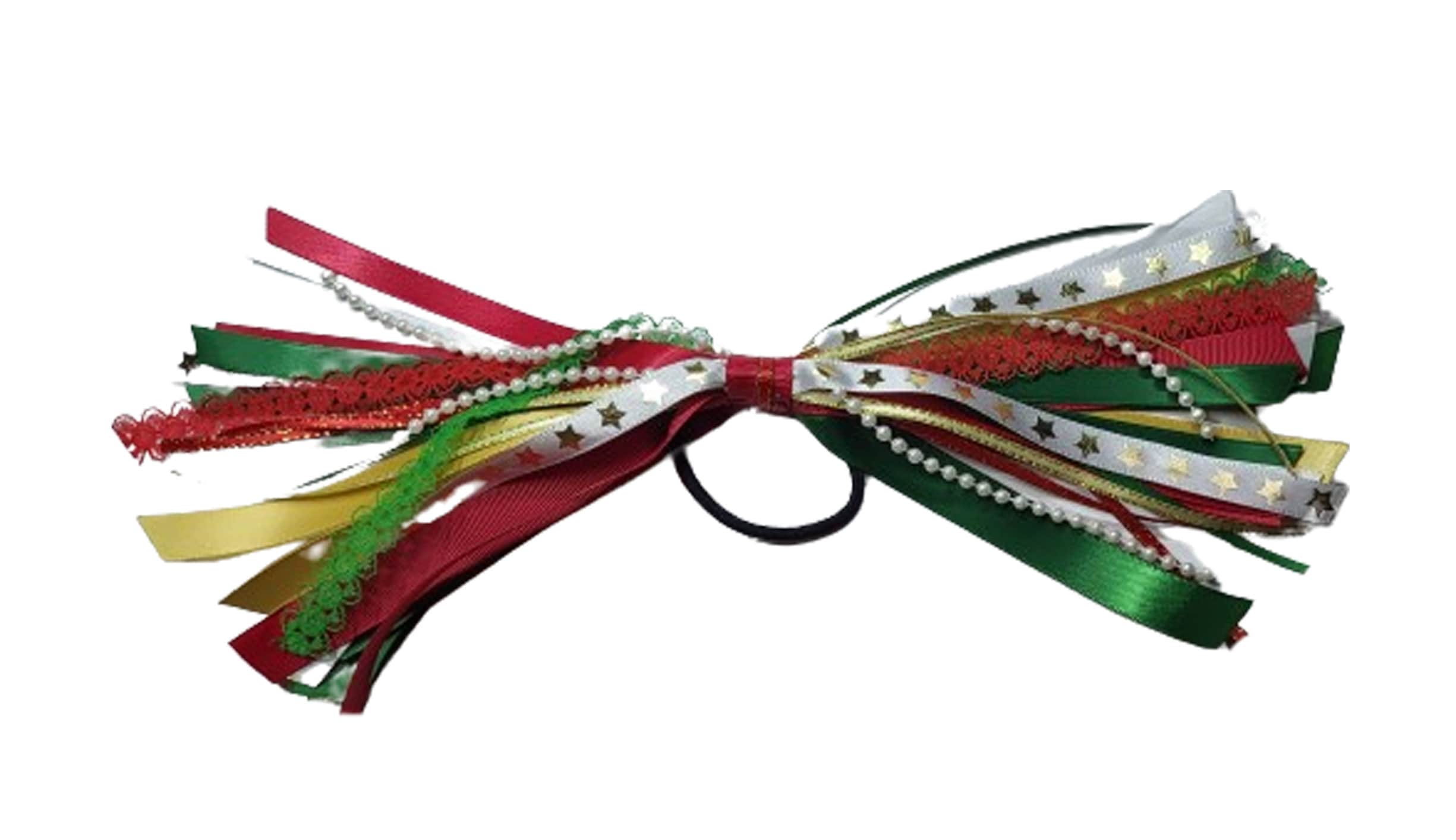 Cheerleader Hair Streamer Bows, Lots of Different Colourways - Etsy