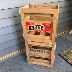 Vintage Crate Upcycled Into Knitting Box/file Storage/vinyl Record ...