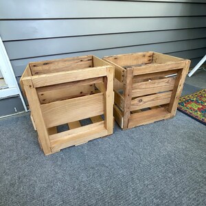 Vintage Crate Upcycled Into Knitting Box/file Storage/vinyl Record ...