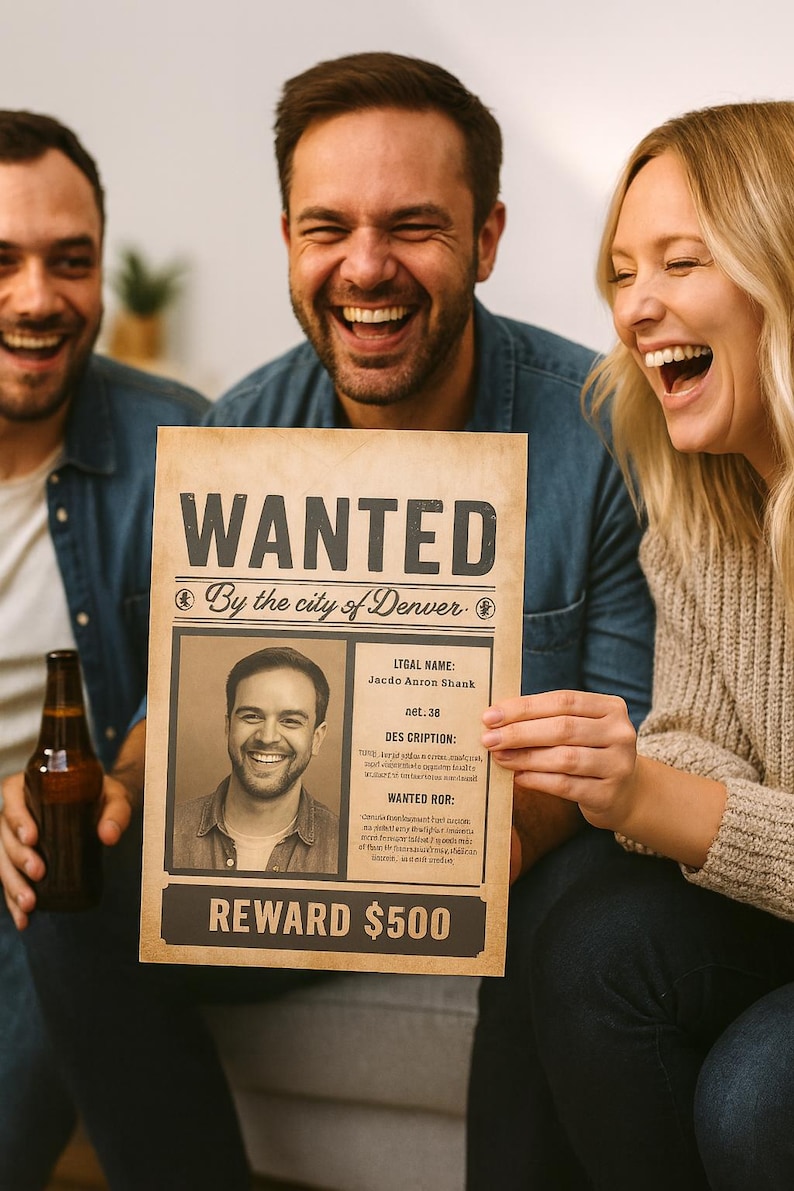 Editable Wanted Poster Template: Custom 18x24 Canva Design (digital ...