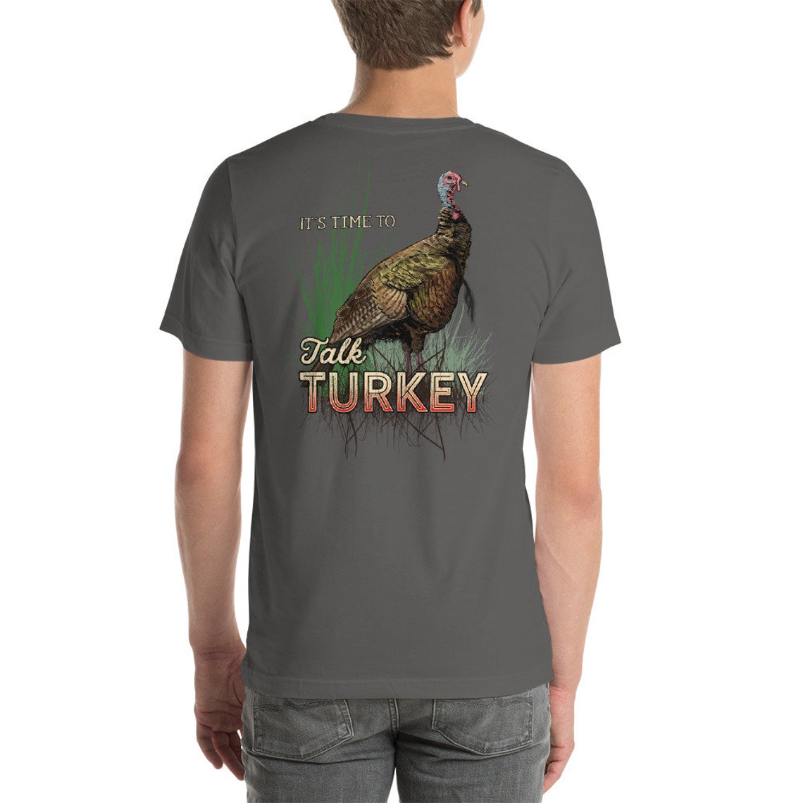 Turkey Hunting T Shirt for Men - It's Time to Talk Turkey! Unisex ...