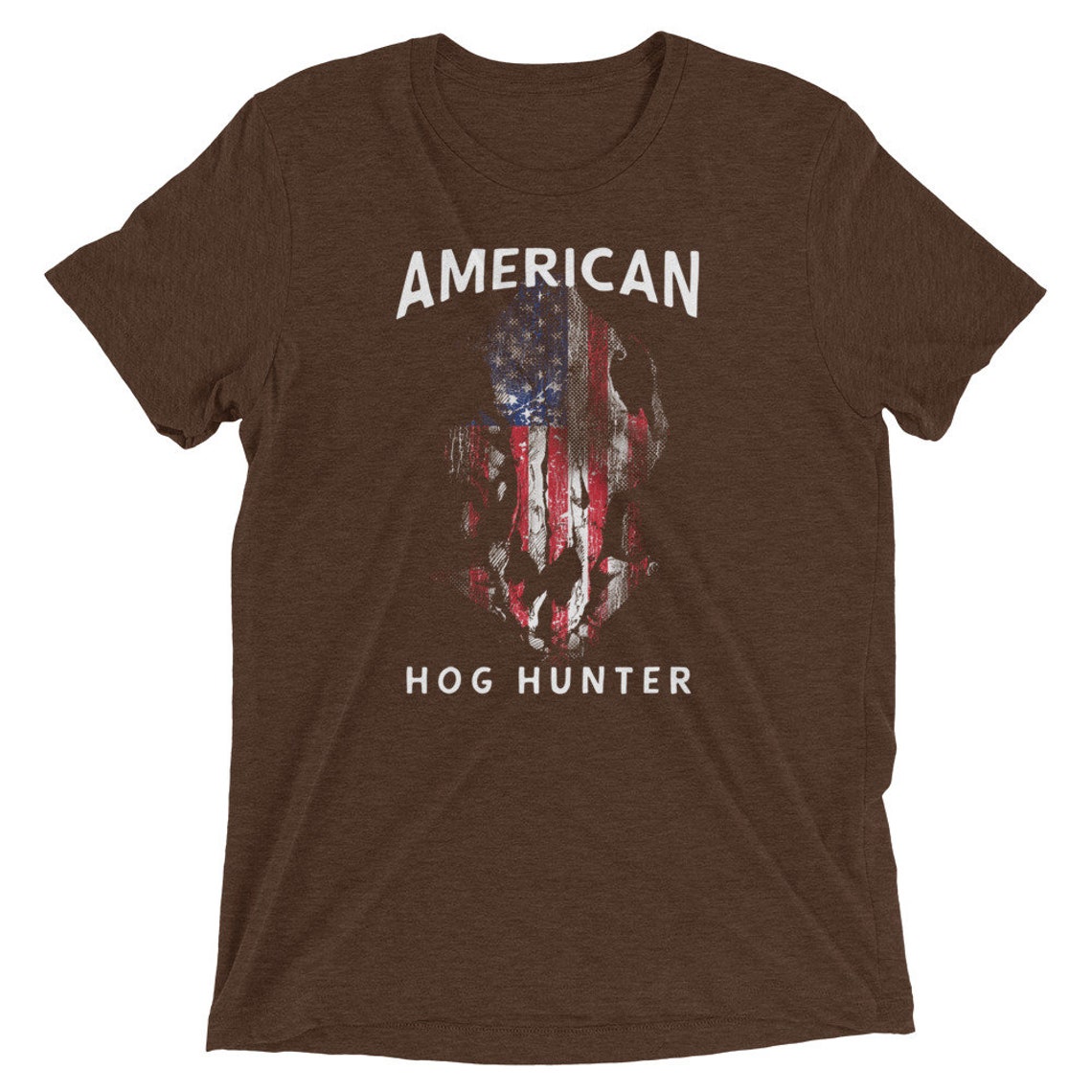 American Hog Hunter Tshirt, Wild Hog Hunting Shirt Vintage Look Soft ...