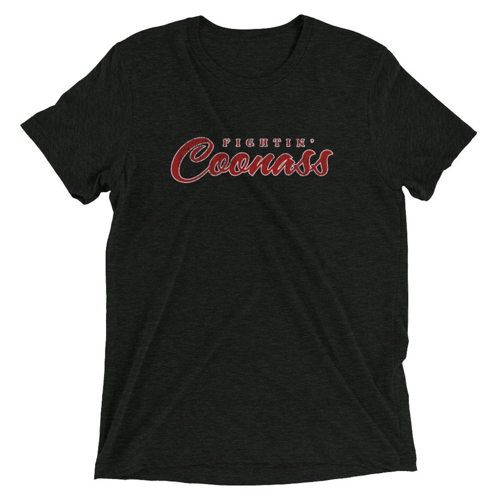 Coonass T Shirt. Fightin' Coonass Funny Louisiana Shirt Vintage Look ...