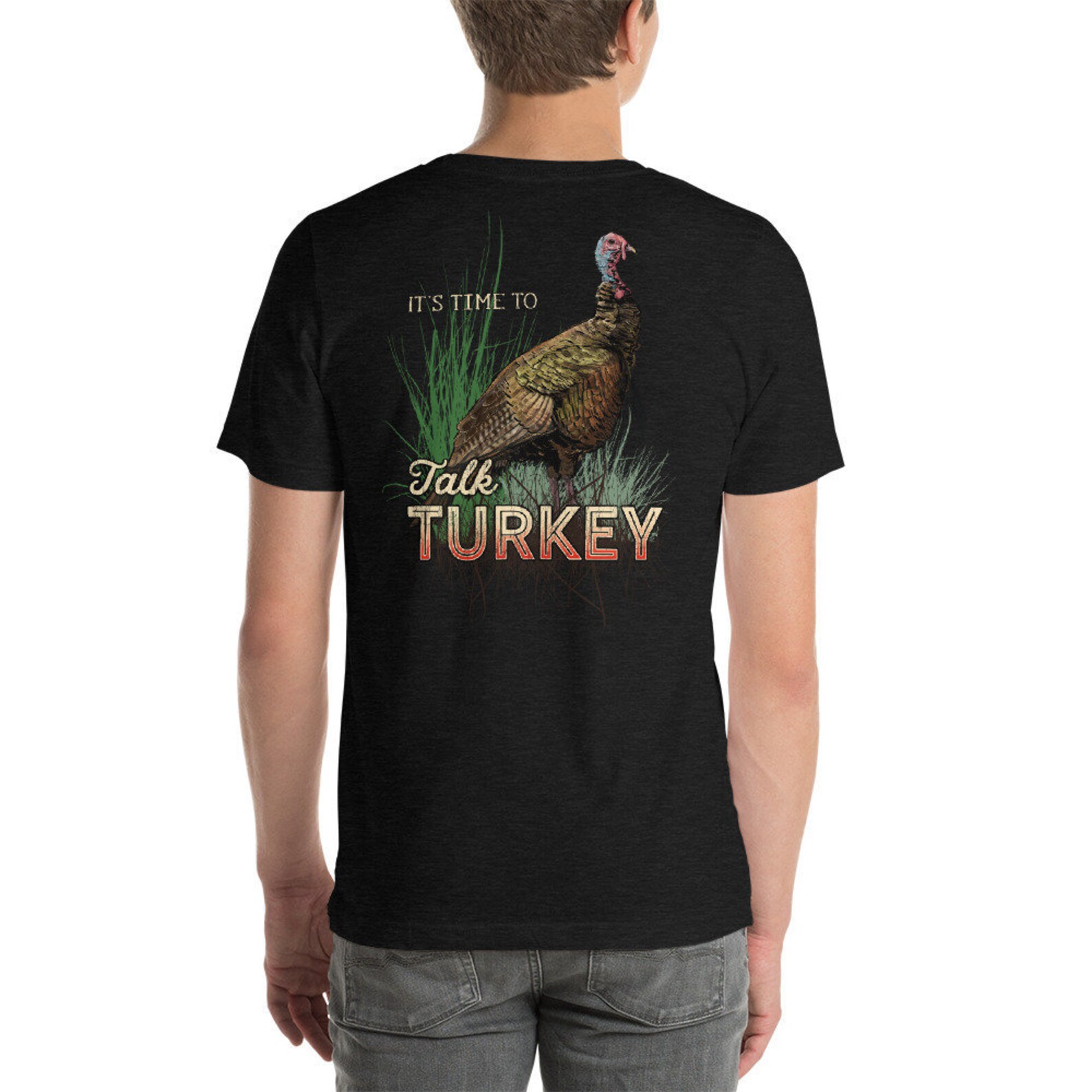 Turkey Hunting T Shirt for Men - It's Time to Talk Turkey! Unisex ...