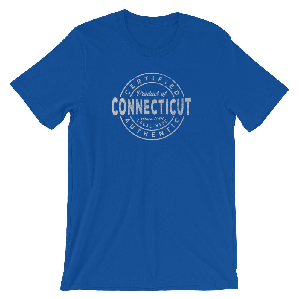 Connecticut State TShirt Certified Product of Connecticut Tee | Etsy